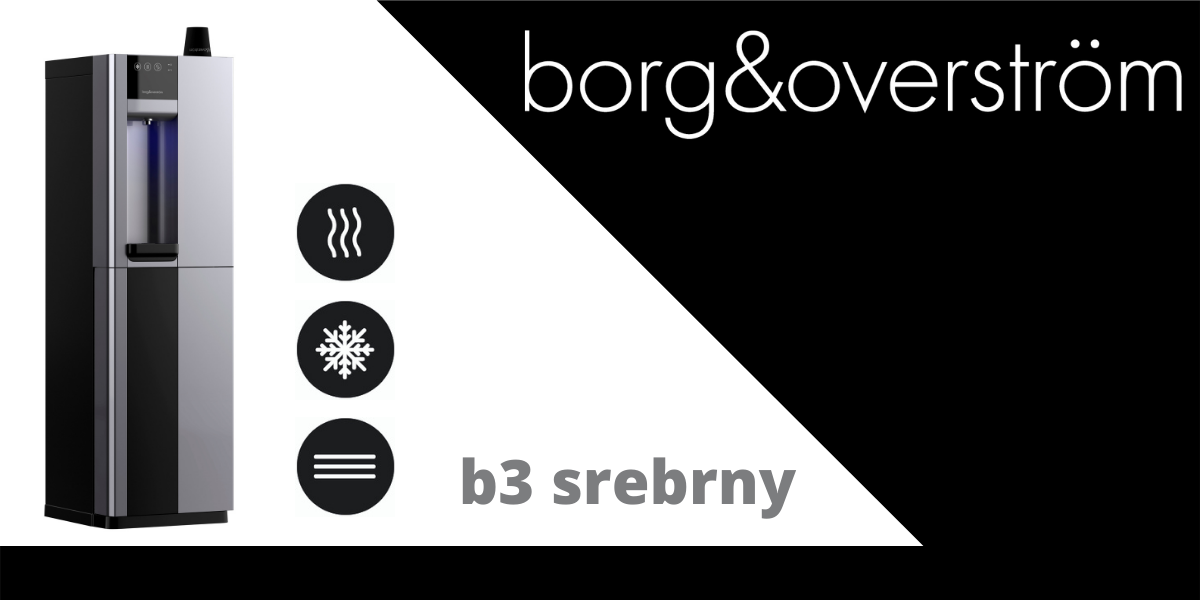 Borg&Overstrom b3 CAH srebrny dystrybutor wody bez butli. Woda zimna ...