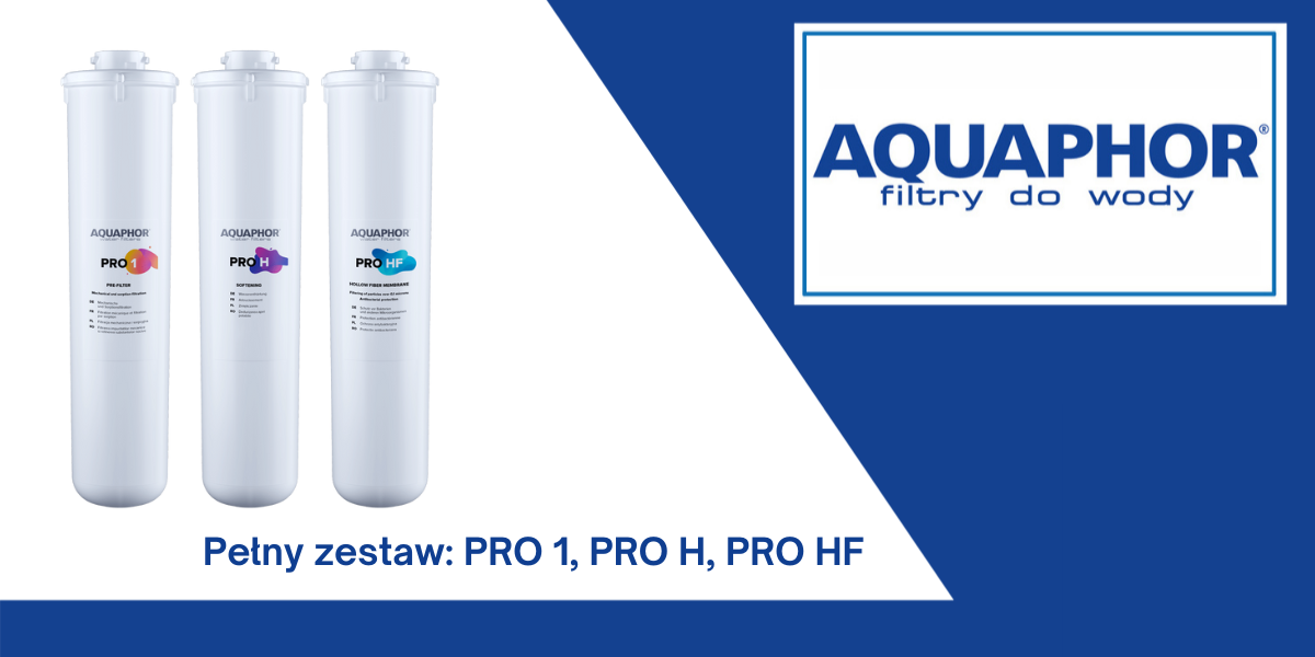 Zestaw wkładów do ECO H Pro Aquaphor. Wkłady Pro 1, Pro H, Pro HF ...